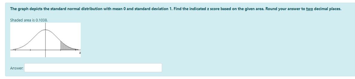 Solved The graph depicts the standard normal distribution | Chegg.com