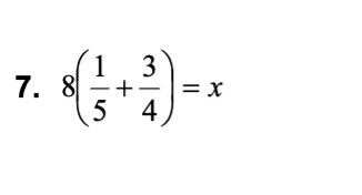 Solved 8(15+34)=x | Chegg.com