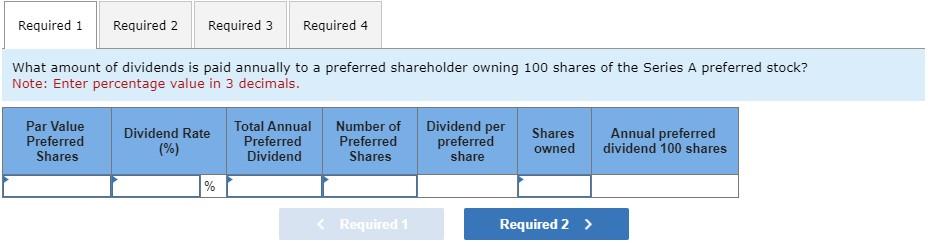 Solved Exercise 18−8 (Static) Reporting preferred shares; | Chegg.com
