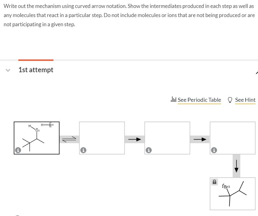 Solved Write out the mechanism using curved arrow notation. | Chegg.com