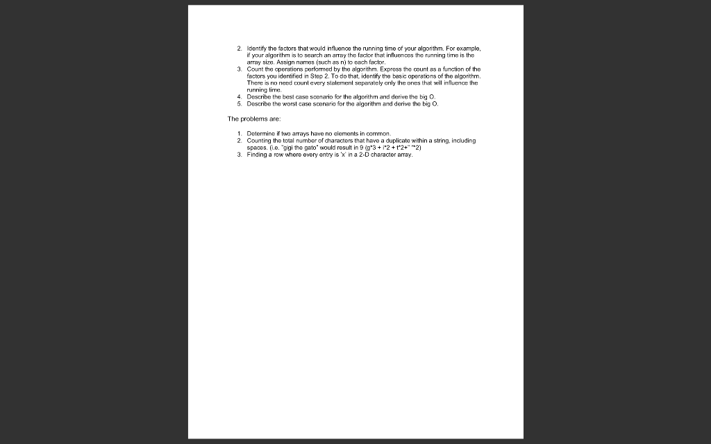 Solved Searching, Sorting, and Efficiency Analysis - Extra | Chegg.com