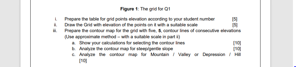 Solved Task 2: Context Based Problem Q1 - The square grid | Chegg.com