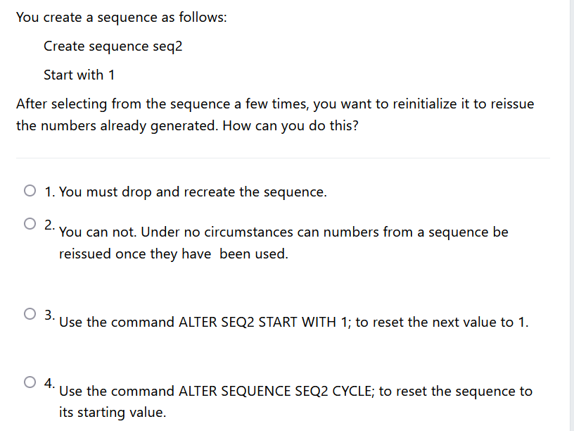Solved Examine the structure of the CUSTOMER1 table: Create | Chegg.com