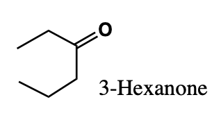 Solved O 3-Hexanone | Chegg.com