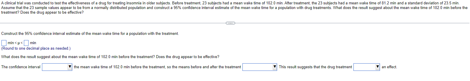 Solved Construct the 95% confidence interval estimate of the | Chegg.com