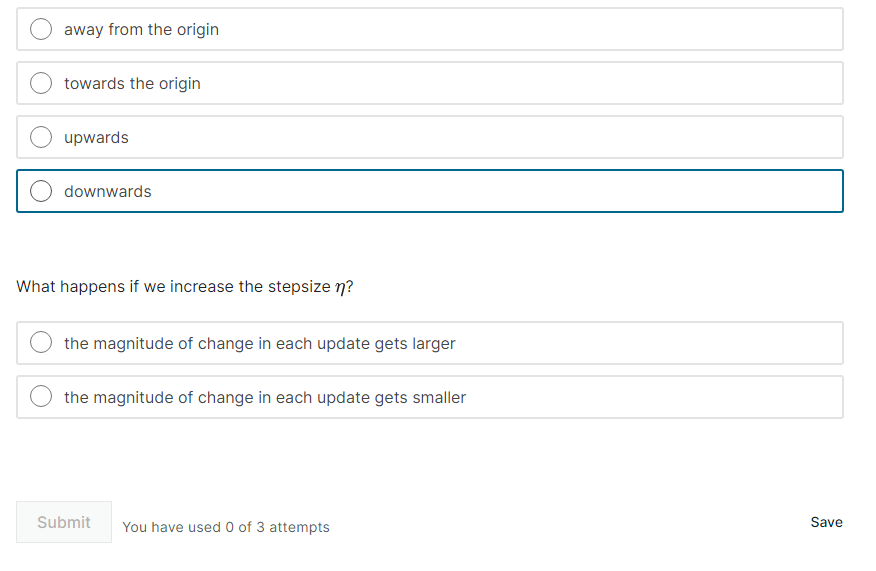 Solved Gradient Descent: Geometrically Revisited 2 points | Chegg.com