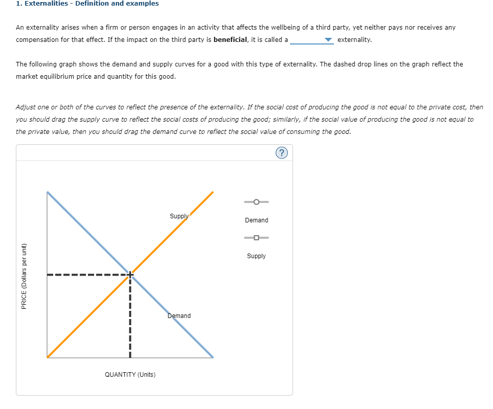 Solved An externality arises when a firm or person engages | Chegg.com