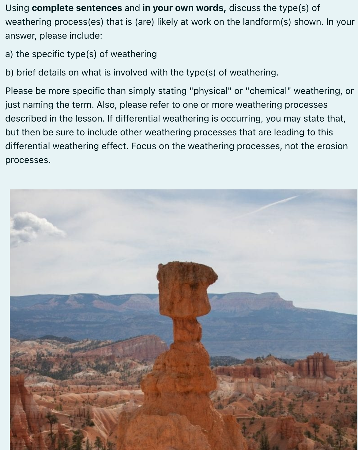 Solved Using complete sentences and in your own words, | Chegg.com