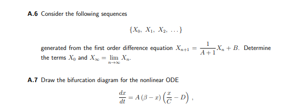 Solved 6) Consider the following sequences {X0, X1, X2, . . | Chegg.com