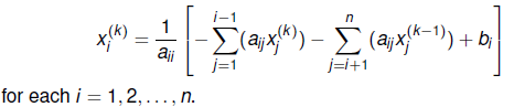 Solved Derive the Gauss-Seidel Iterative Technique for | Chegg.com