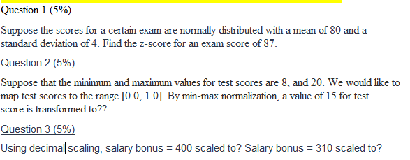 Solved Suppose the scores for a certain exam are normally | Chegg.com