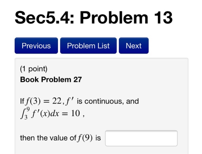 Solved (1 point) Book Problem 1 Sketch the graph of the | Chegg.com