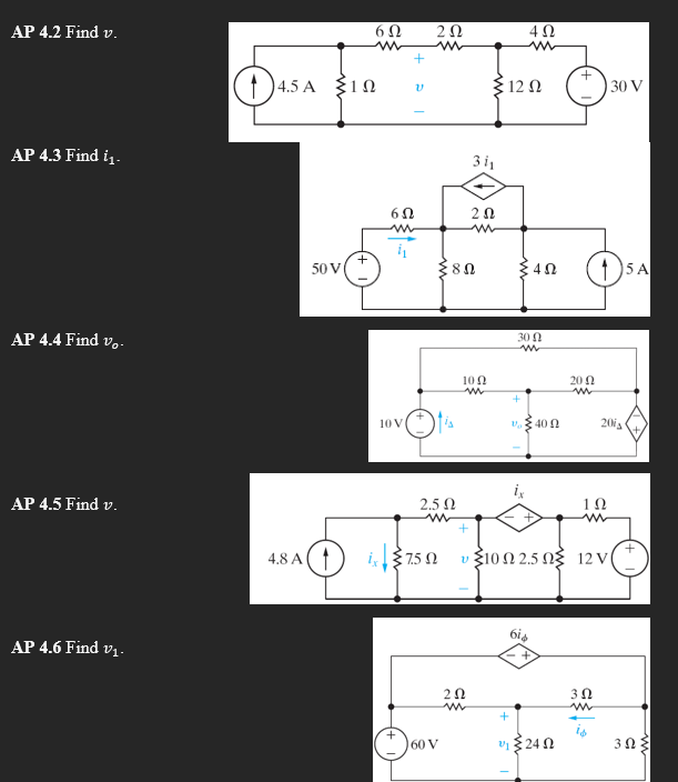 Solved Solve for node voltages and find the voltage and | Chegg.com