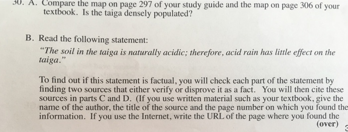 map on page 297 of your study guide and the map on | Chegg.com