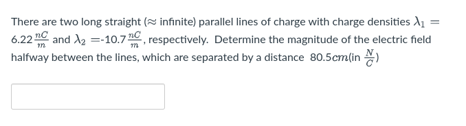 Solved There are two long straight ( ≈ infinite) parallel | Chegg.com