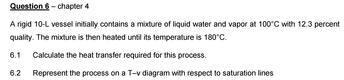 Solved A rigid 10-L vessel initially contains a mixture of | Chegg.com