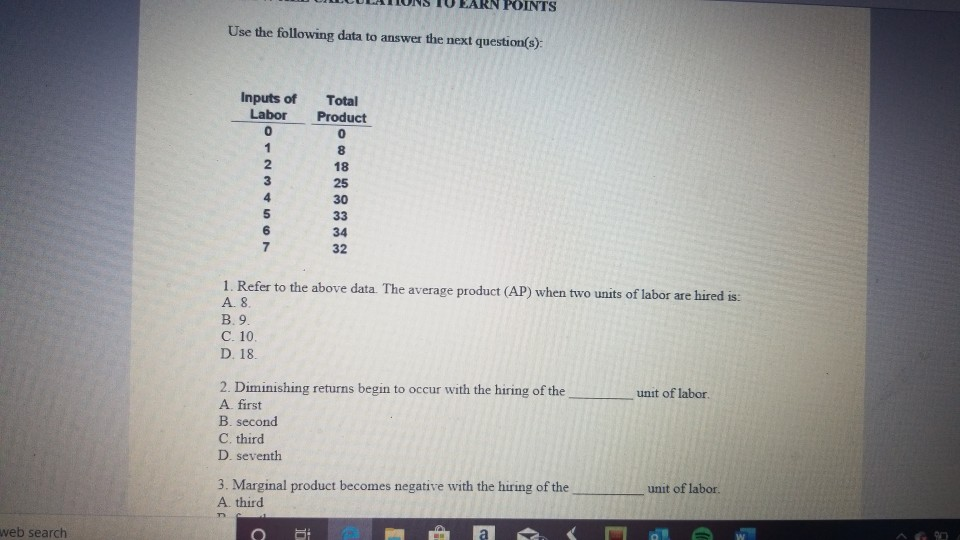 Marginal Product Becomes Negative With the Hiring of the