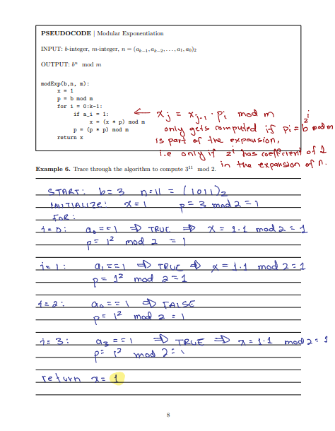 Solved Program a function mod_exp (b,n,m) that computes | Chegg.com