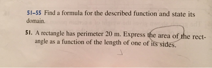 Solved Find a formula for the described function and state | Chegg.com