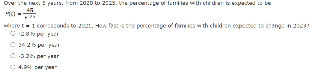 Solved Over the next 5 years, from 2020 to 2025, the | Chegg.com