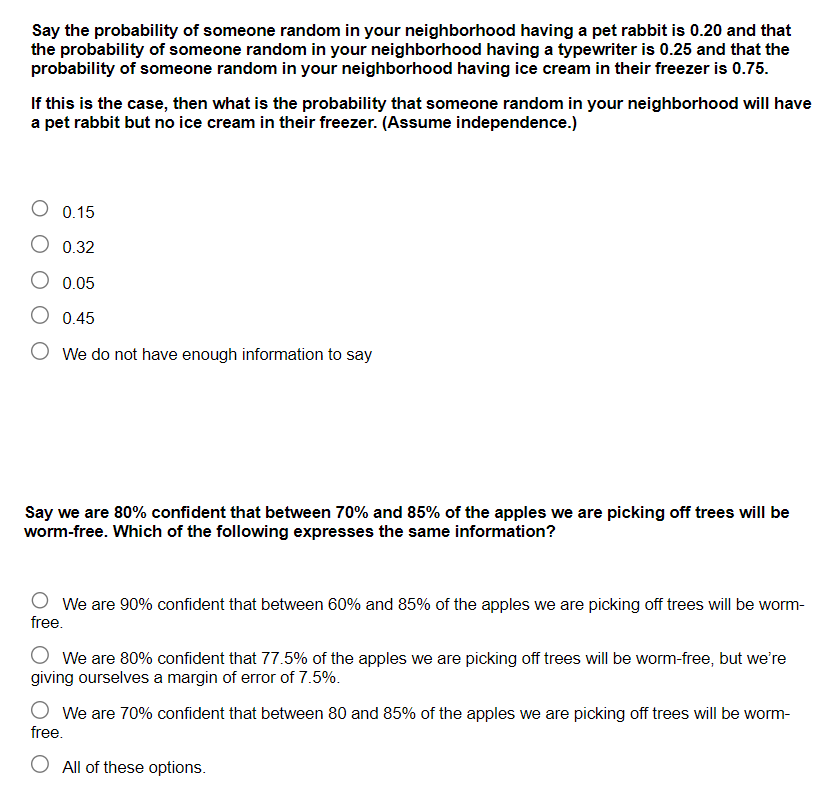 Solved Say the probability of someone random in your | Chegg.com