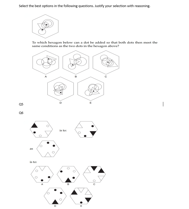 Solved Select the best options in the following questions. | Chegg.com