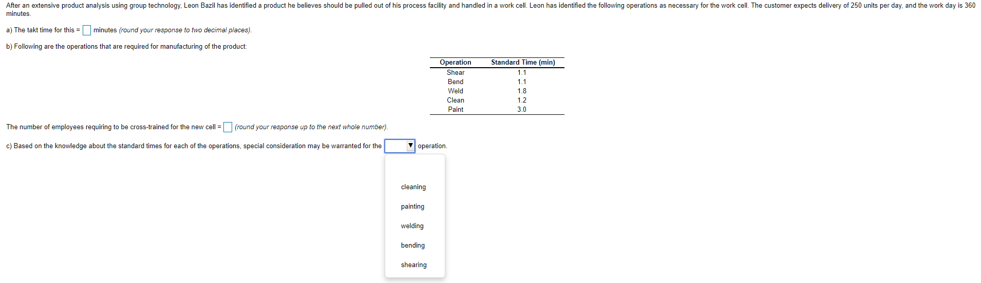 Solved After an extensive product analysis using group | Chegg.com
