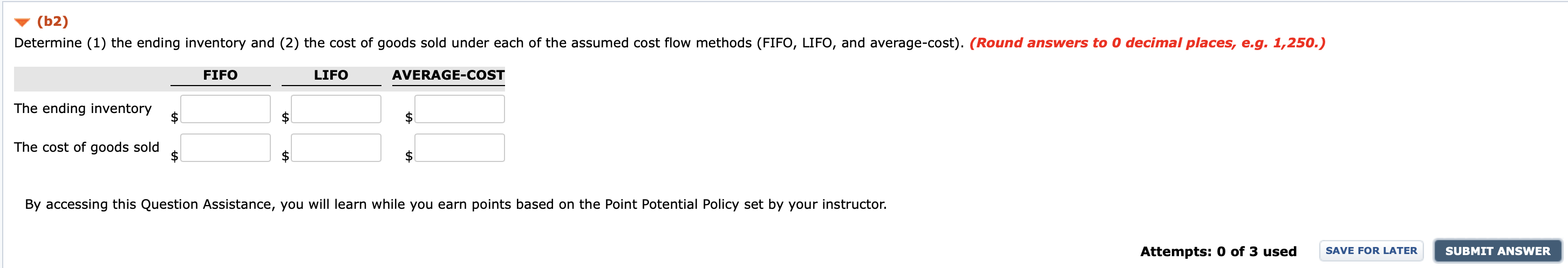 Solved Problem 6-03A a, b1-b2, с(Part Level Submission) | Chegg.com