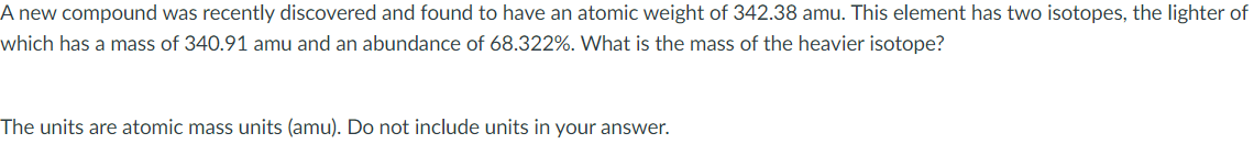 Solved A new compound was recently discovered and found to | Chegg.com