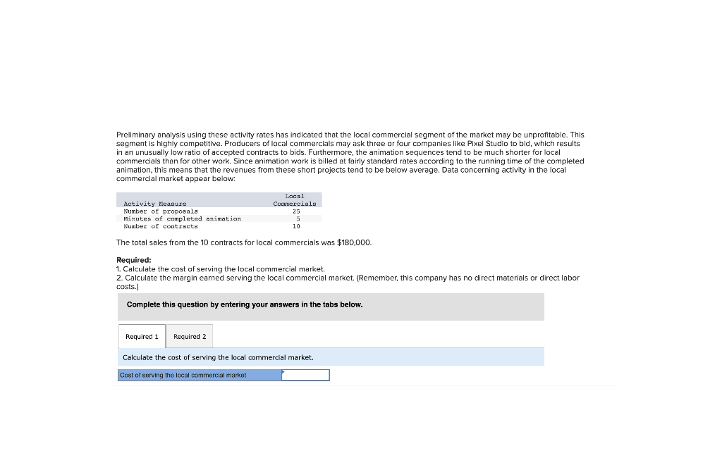 Solved Problem 7-19 (Static) Second Stage Allocations and | Chegg.com