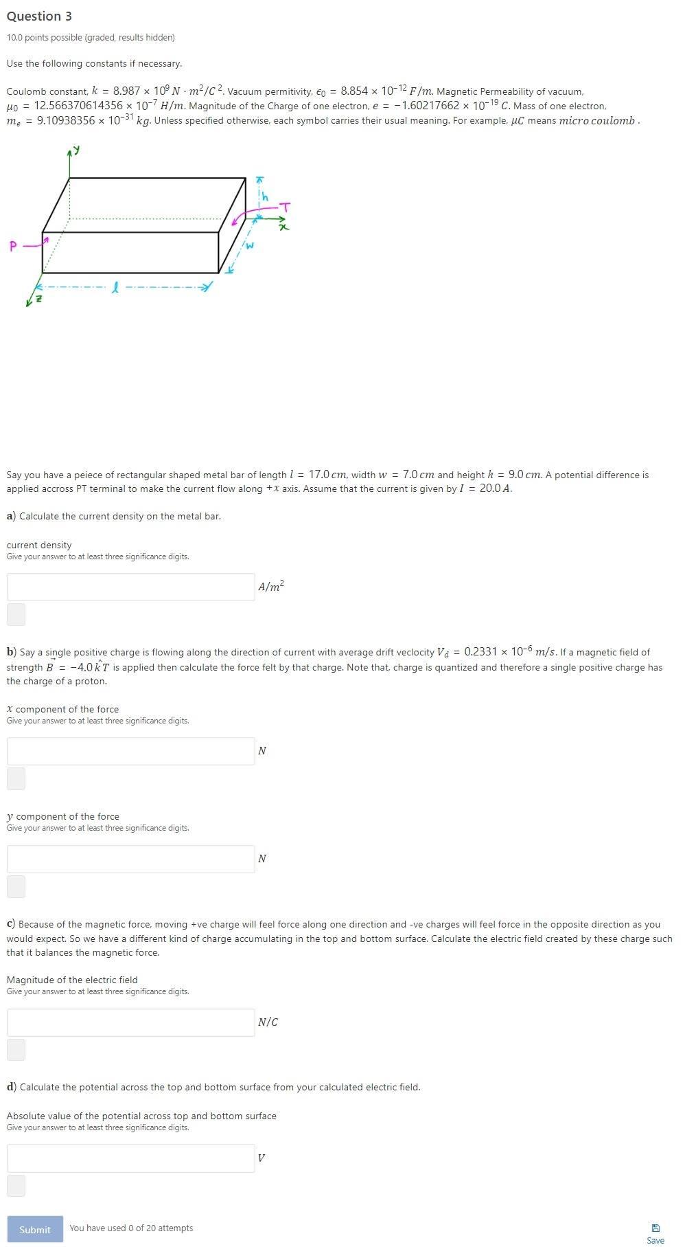 Solved Question 3 10.0 points possible (graded, results | Chegg.com