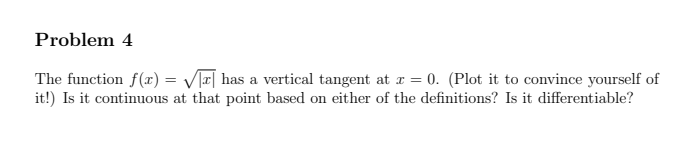 Solved Recall The Definition Of Continuity Of A Function