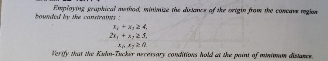 Solved Employing graphical method, minimize the distance of | Chegg.com
