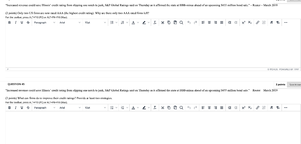 P O WORDS POWERED DY TINY QUESTION 42 2 points Save | Chegg.com