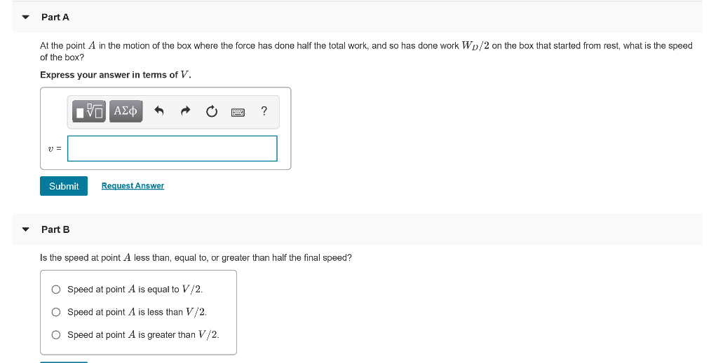 Solved A net horizontal force F is applied to a box with | Chegg.com
