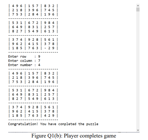 Solved Apply C++ language to program a Sudoku game. Some of | Chegg.com