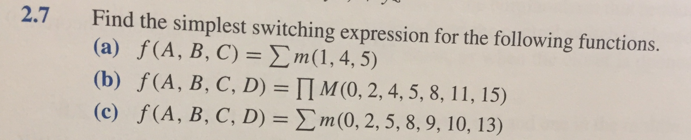 Solved Lems 21 Using Switching Algebra Simplify The 