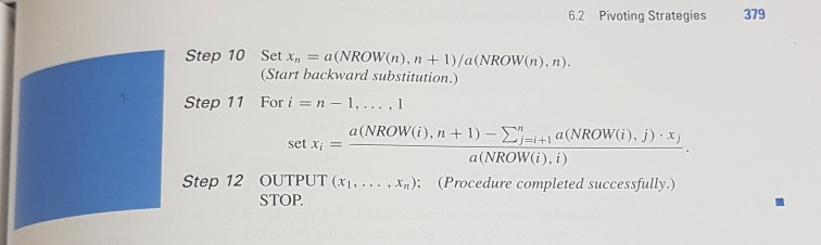 Solved Gaussian Elimination with Partial Pivoting To solve | Chegg.com
