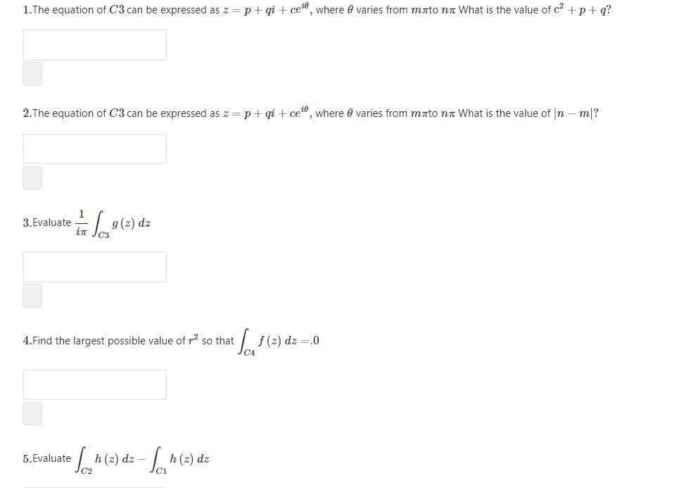 Solved Consider the complex functions 1 f(2) (z - 10 +101) | Chegg.com