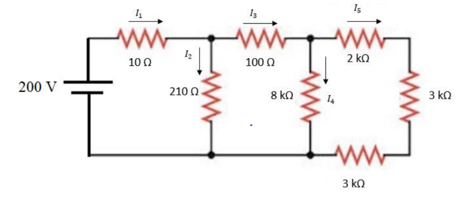 Solved Calculate I4 and I5 using Kirchkoff and Ohm laws. | Chegg.com