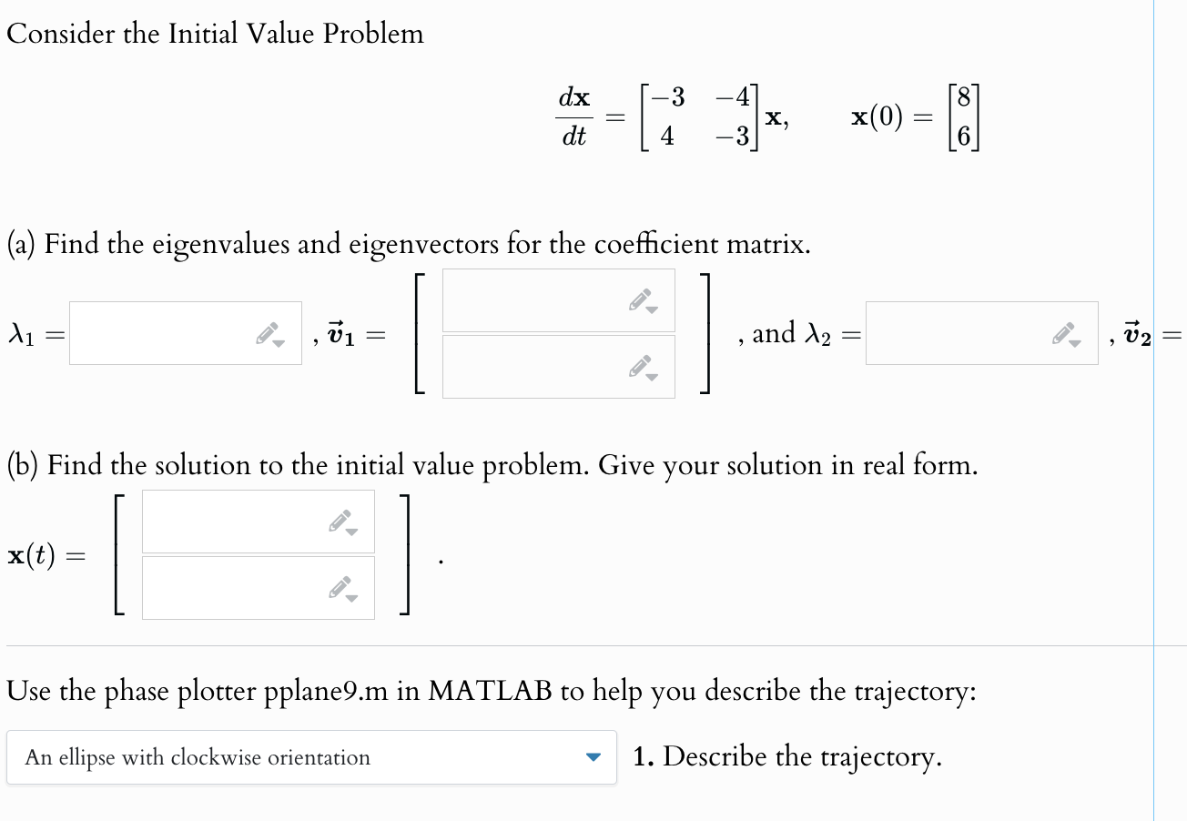 Solved Consider the Initial Value | Chegg.com