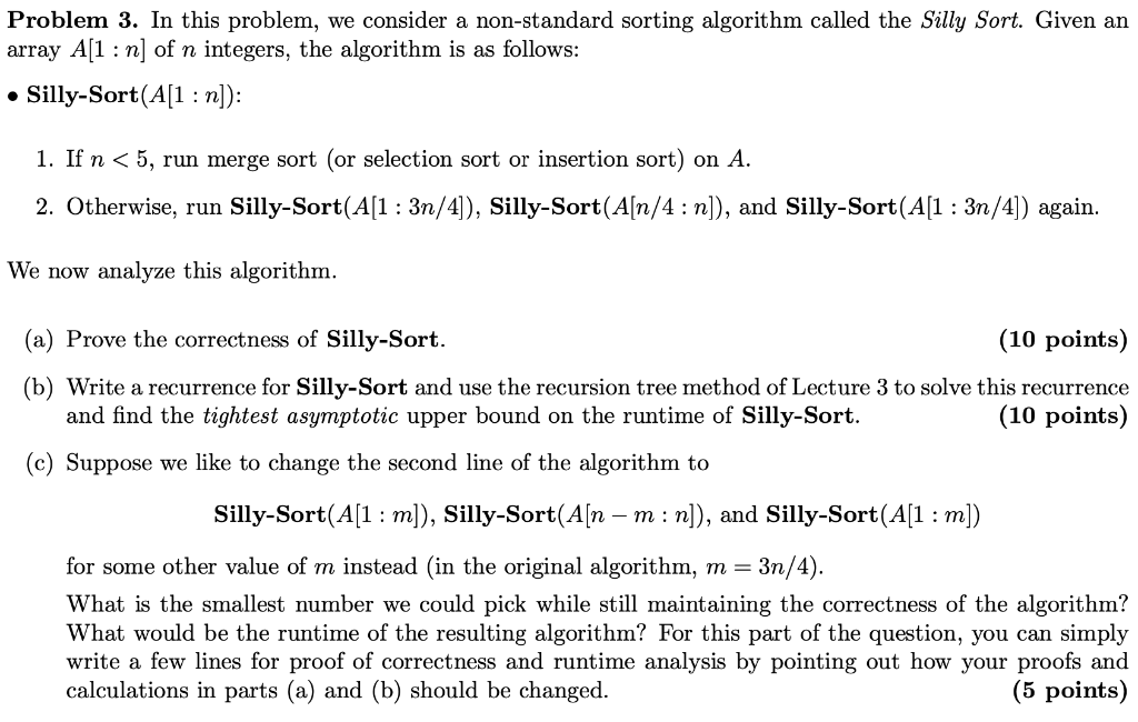 Problem 3. In this problem, we consider a | Chegg.com