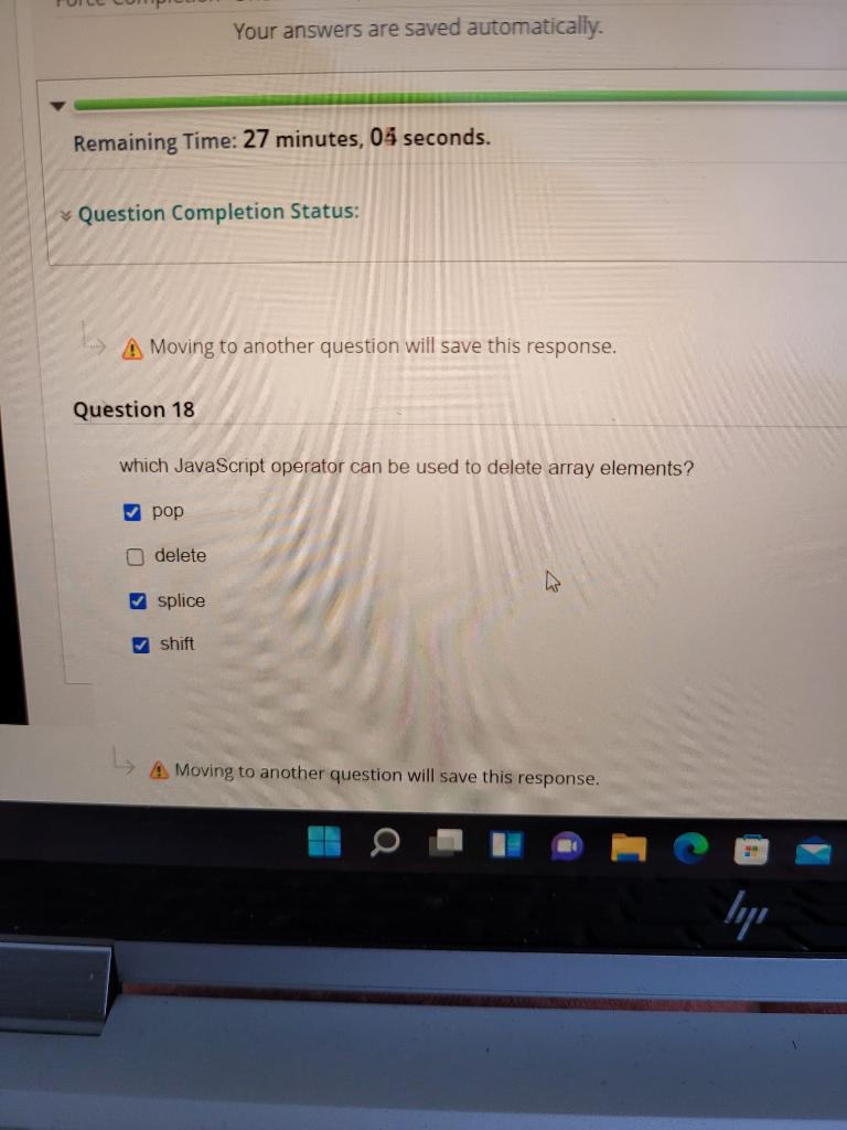 Solved Your answers are saved automatically. Remaining Time: | Chegg.com