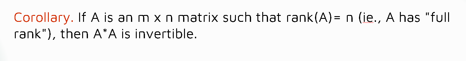 Solved could you explain what is full rank and also give an | Chegg.com