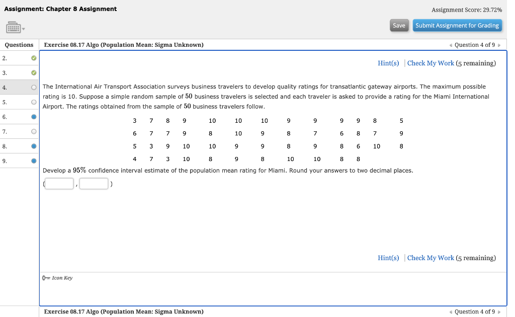 Solved Assignment: Chapter 8 Assignment Assignment Score: | Chegg.com Solved Assignment: Chapter 8 Assignment Assignment Score: | Chegg.com