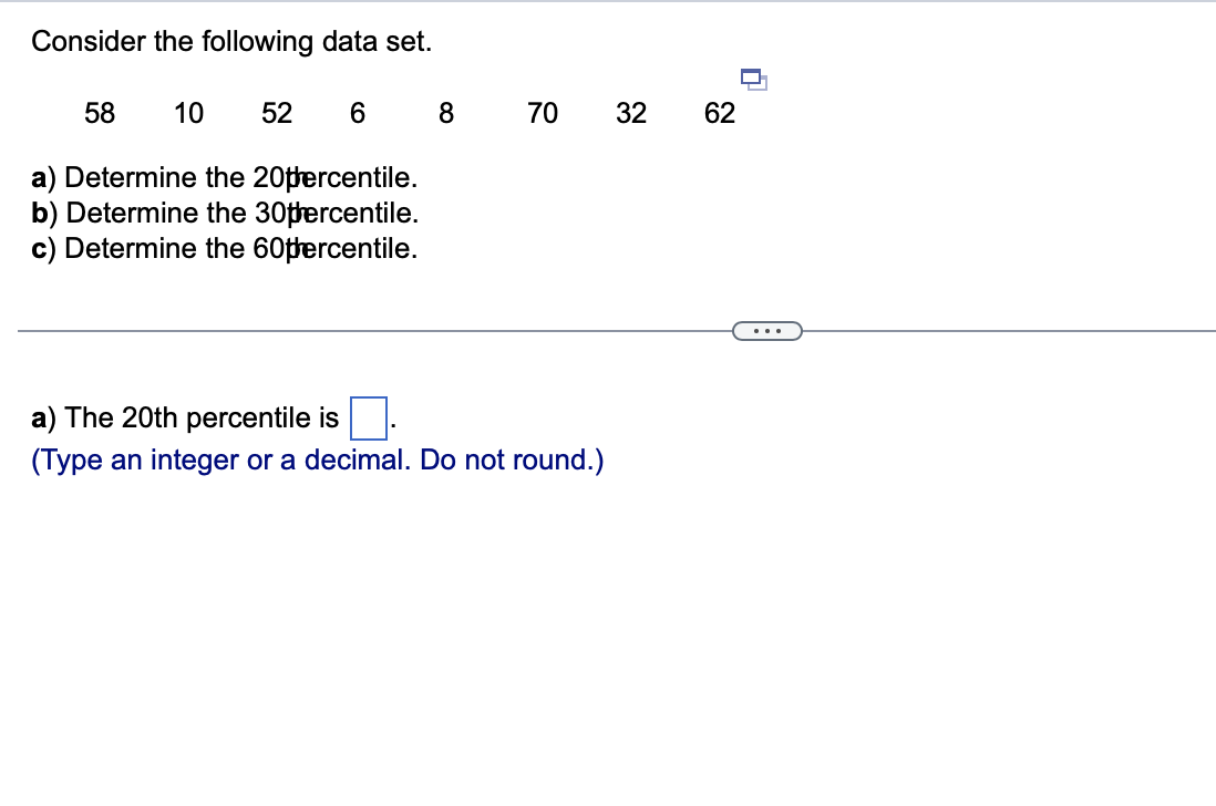 Solved Consider the following data | Chegg.com