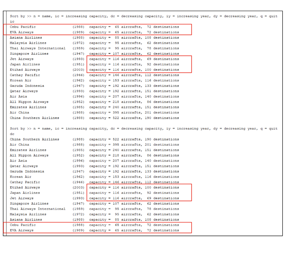 Solved 1. Copy class Airline to your source file. Add | Chegg.com