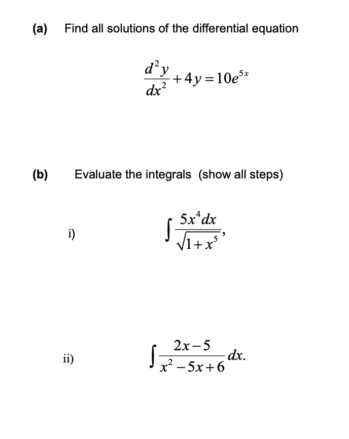 Solved (a) Find all solutions of the differential equation | Chegg.com