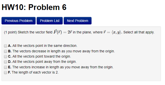 Solved HW10: Problem 6 Previous Problem Problem List Next | Chegg.com