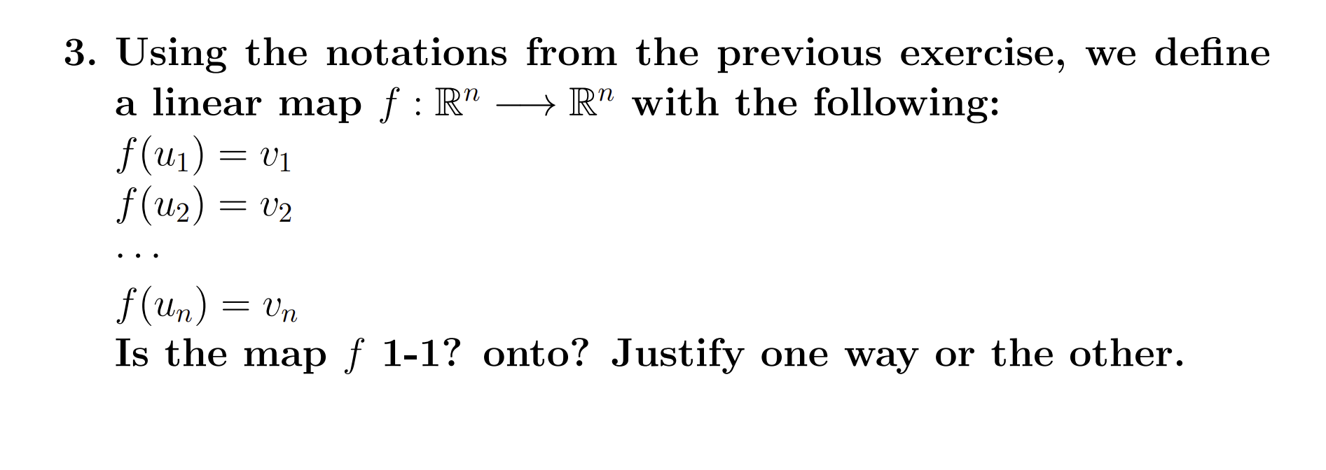 3. Using the notations from the previous exercise, we | Chegg.com